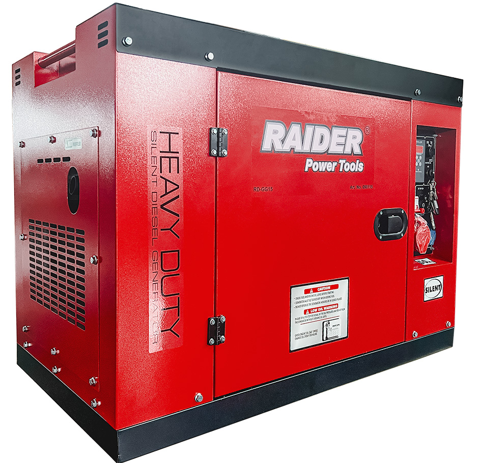 Генератор Diesel 10kW 230V & 380V ел. стартер ATS RAIDER RD-GG15 - EUROMASTER Import Export LTD.